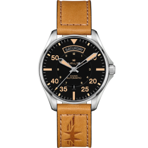 Khaki Aviation Pilot Air Zermatt Day Date Automatic Watch - H64625731 ...