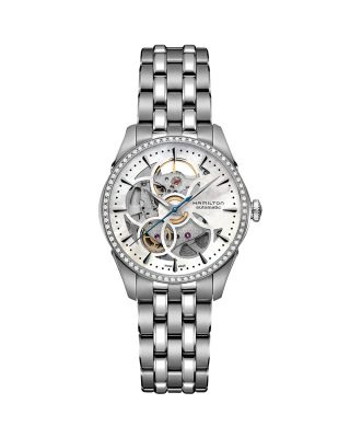 Jazzmaster Lady Auto - Dial color:Blue - H32315141 | Hamilton Watch