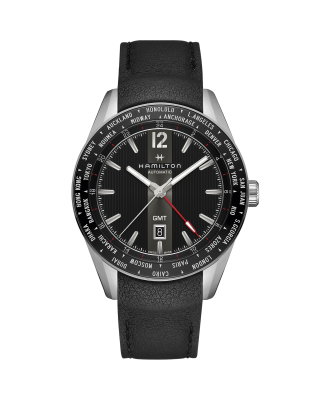Broadway GMT | LIMITED EDITION - Dial color:Black - H43725131 ...